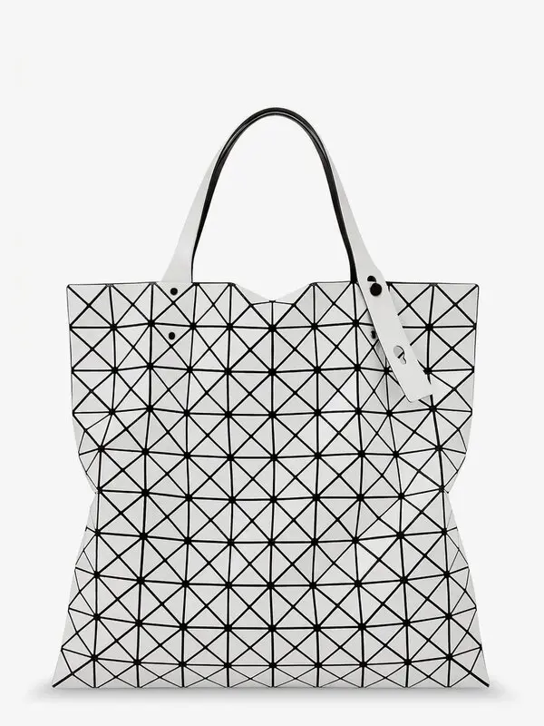 Issey Miyake Prism Tote Shoulder Bag - Silver