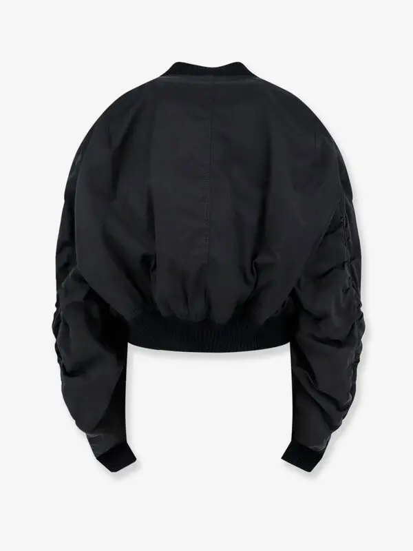 Rick Owens Secchia Nylon And Cotton Blend Crop Jacket