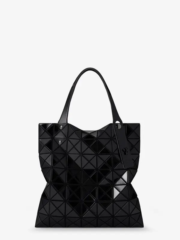 Issey Miyake Prism Shoulder Bag With Geometric Pattern - Black