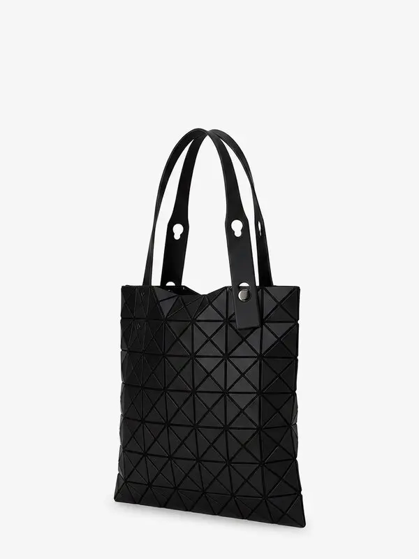 Issey Miyake Prism Shoulder Bag With Geometric Pattern - Black