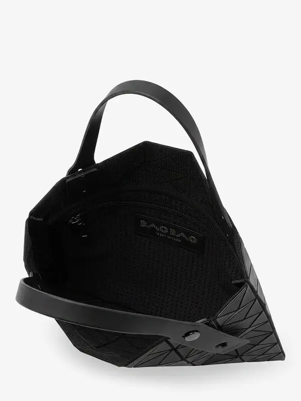 Issey Miyake Prism Shoulder Bag With Geometric Pattern - Black