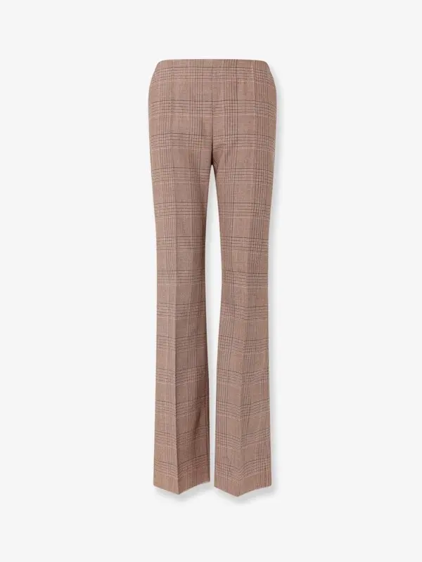 Max Mara Virgin Wool Trousers - Multicolor
