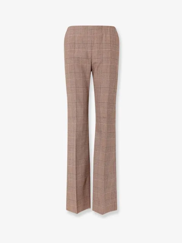 Max Mara Virgin Wool Trousers - Multicolor