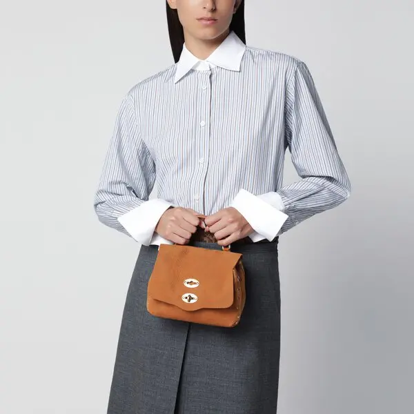 ZANELLATO Postina Baby Bag In Brandy Nubuck