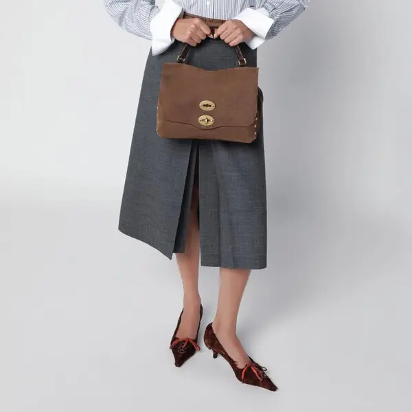 ZANELLATO Small Postina Bag In Nubuck