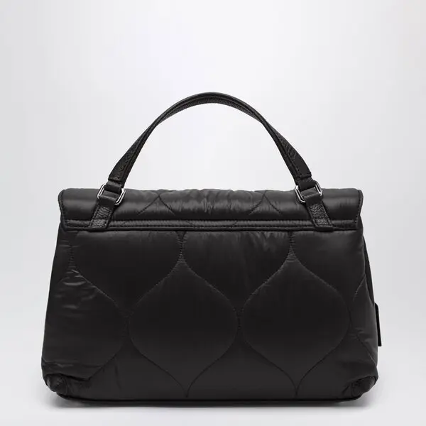ZANELLATO Small Padded Fabric Postina Bag - Black