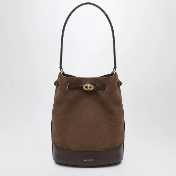 ZANELLATO Mondà Bag In Nubuck - Brown