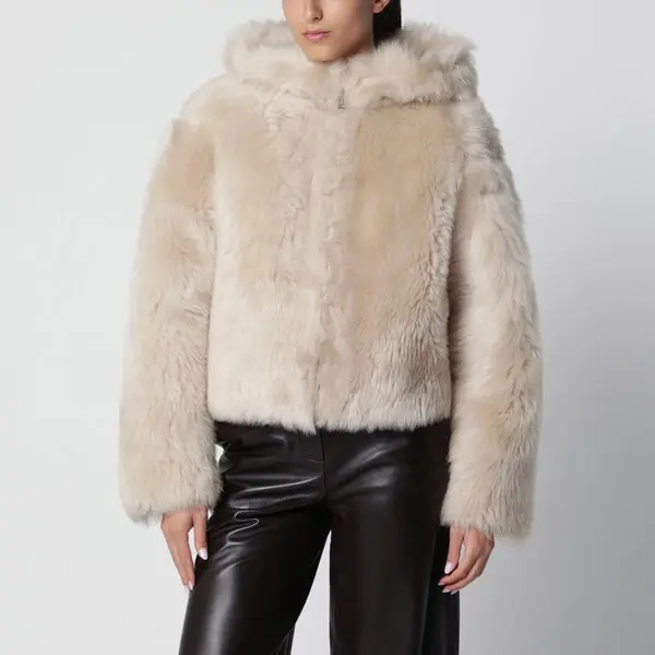 ARMA Bianca Reversible Leather Jacket - White