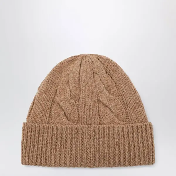 Polo Ralph Lauren Polo Bear Classic Camel Wool Beanie