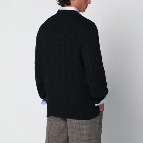 Polo Ralph Lauren Hunter Navy Cotton Cable-knit Sweater