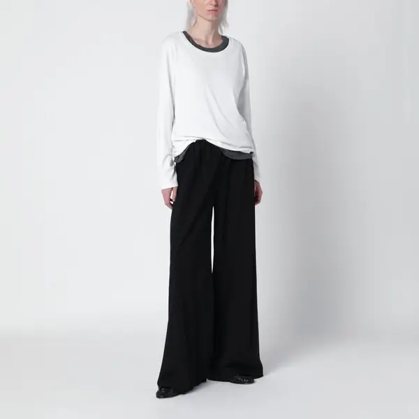 THE ROW Gala Wool Twill Trousers