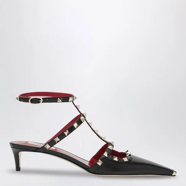 Valentino Garavani Rockstud Leather Pumps - Black