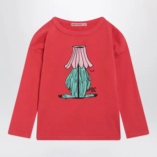 BOBO CHOSES Hidden Monster T-shirt In Organic Cotton