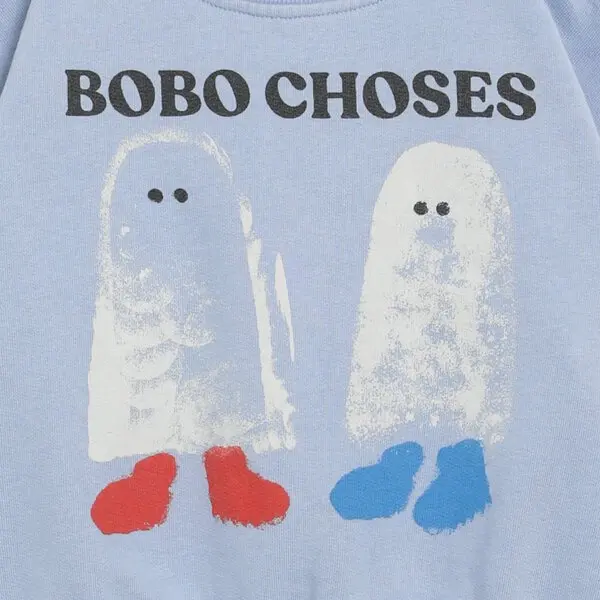 BOBO CHOSES Booty Ghosts Sweatshirt In Cotton