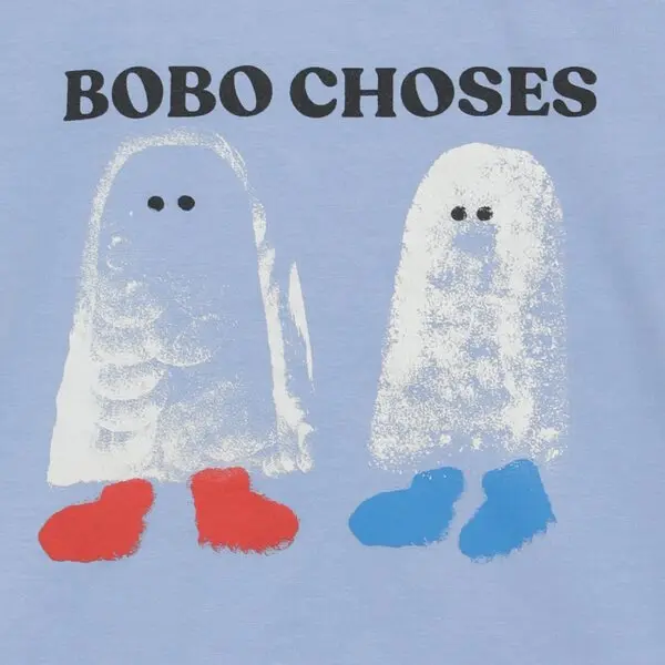 BOBO CHOSES Booty Ghosts Short-sleeved T-shirt In Cotton