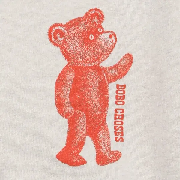 BOBO CHOSES Softpaw Monster Off- Cotton Sweatshirt