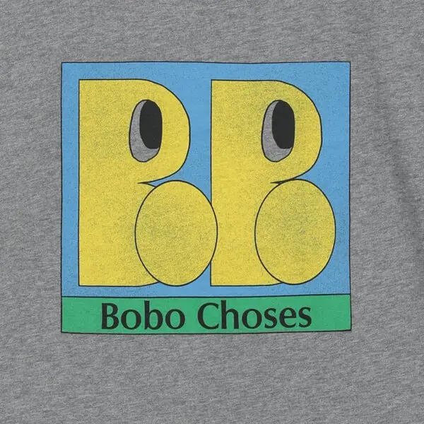 BOBO CHOSES Heather Cotton T-shirt