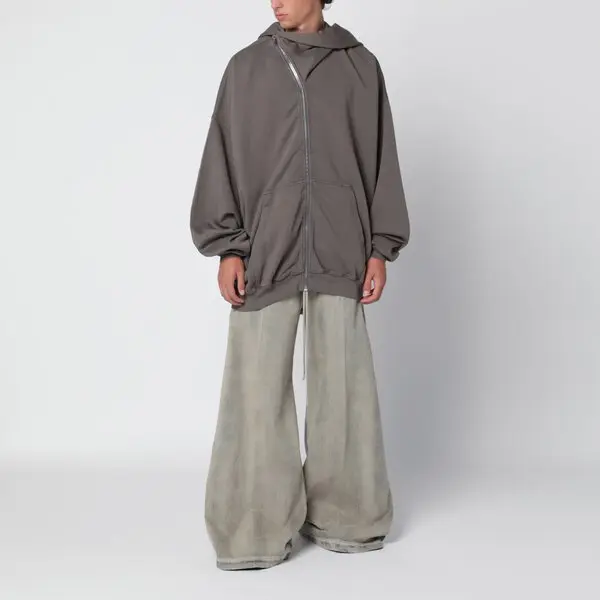 Rick Owens Mountain Hunter Gravel Cotton Hoodie