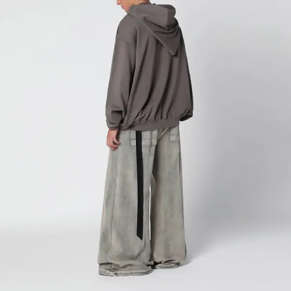 Rick Owens Mountain Hunter Gravel Cotton Hoodie