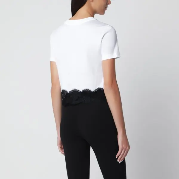 Dolce & Gabbana Jersey T-shirt With Lace
