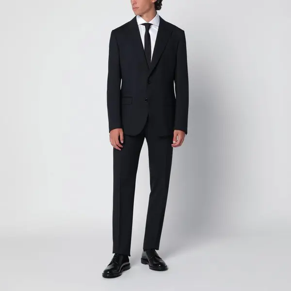 Dolce & Gabbana Martini Light Navy Virgin Wool Suit