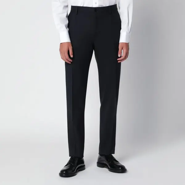 Dolce & Gabbana Martini Light Navy Virgin Wool Suit