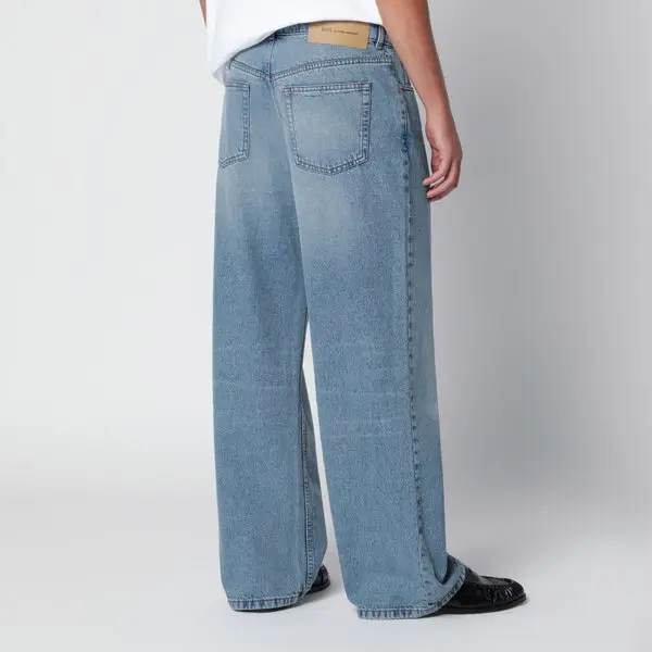AMI Paris Wide-leg Denim Jeans