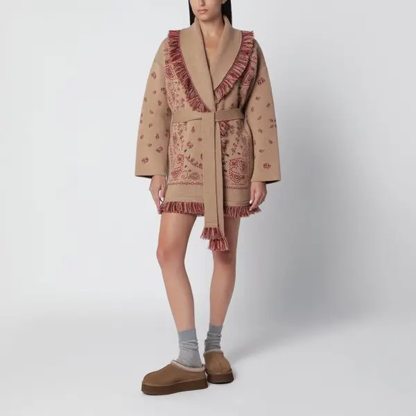 Alanui Bandana Jacquard Cardigan