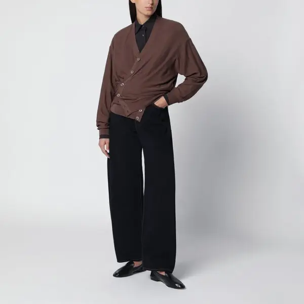 LEMAIRE Twisted Shitake Merino Wool Cardigan