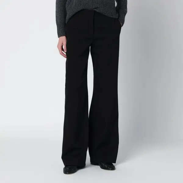 THE ROW Coleman Wool Gabardine Trousers