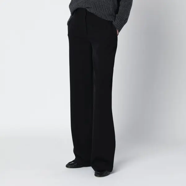 THE ROW Coleman Wool Gabardine Trousers
