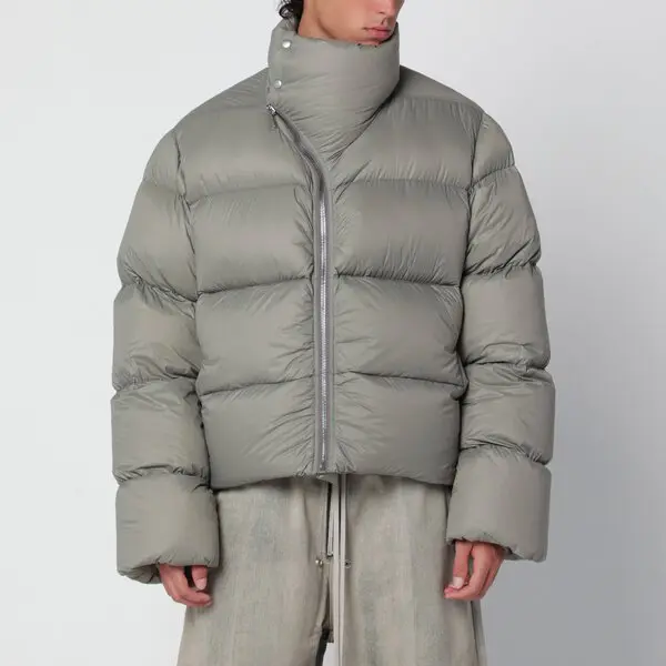 Rick Owens Turtle Jacket In Dark Pearl Nylon