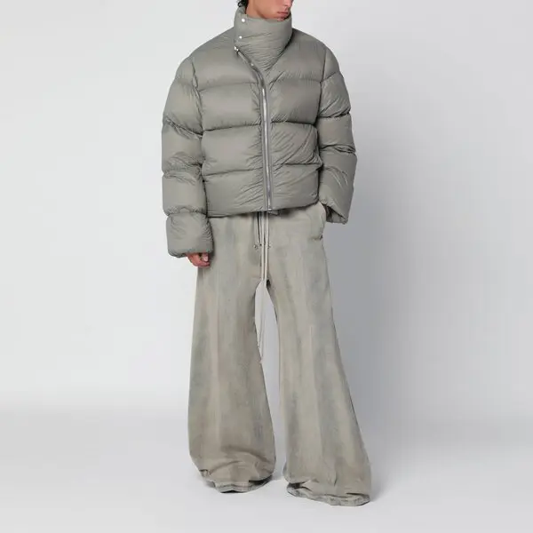 Rick Owens Turtle Jacket In Dark Pearl Nylon