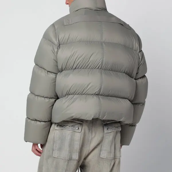 Rick Owens Turtle Jacket In Dark Pearl Nylon