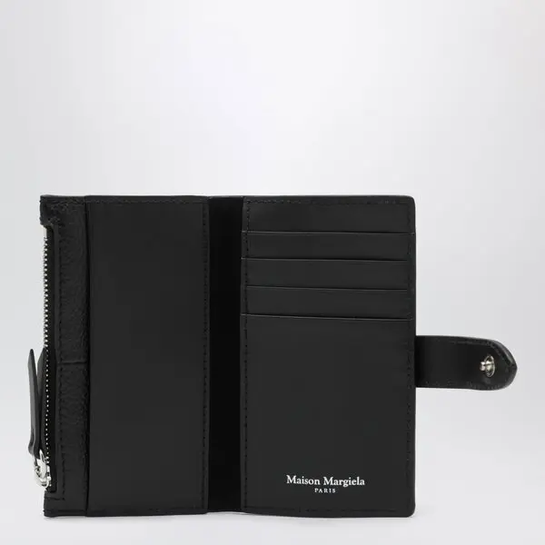 MAISON MARGIELA Leather Zip Card Holder With Coin Purse