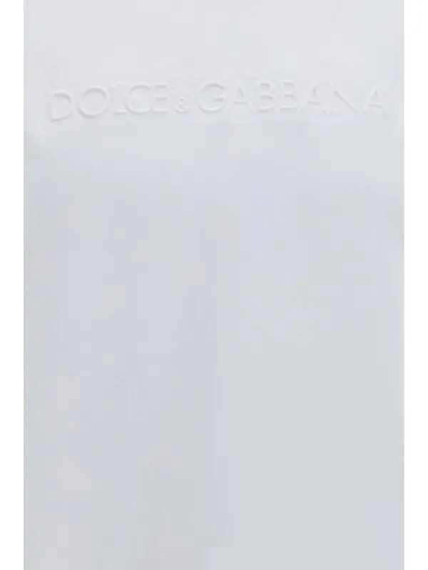 Dolce & Gabbana Cotton T-shirt With Regular Fit - White