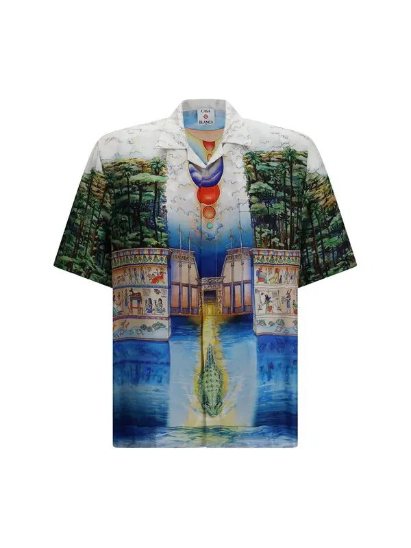 Casablanca Trompe L’oeil Printed Shirt
