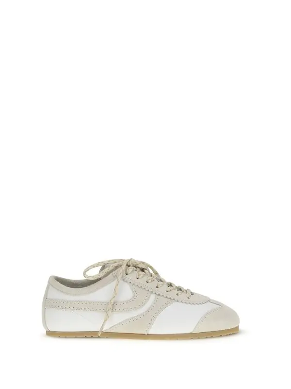 Dries Van Noten Leather Sneakers - White