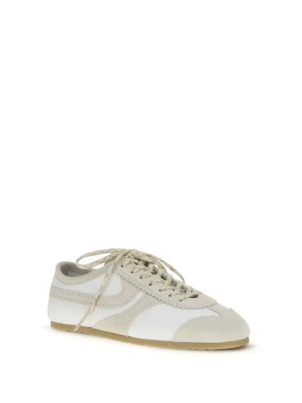 Dries Van Noten Leather Sneakers - White