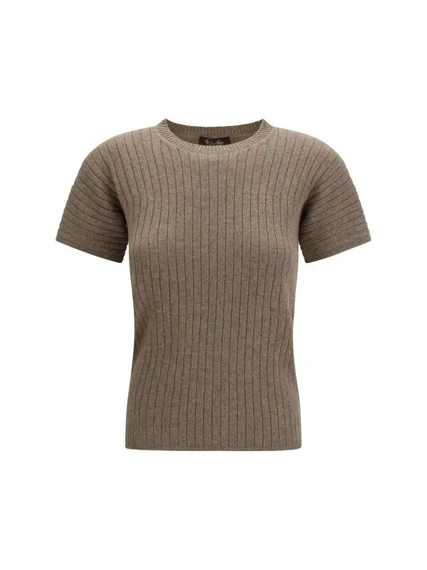 Loro Piana Coste Crewneck Sweater - Brown