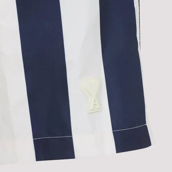 AMI Paris Long Stripes Swim Shorts