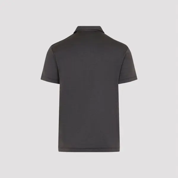 Giorgio Armani Silk And Cotton Polo