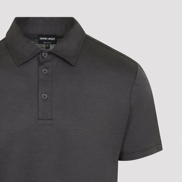Giorgio Armani Silk And Cotton Polo
