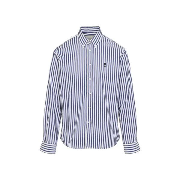 AMI Paris Classic Fit Shirt - Blue