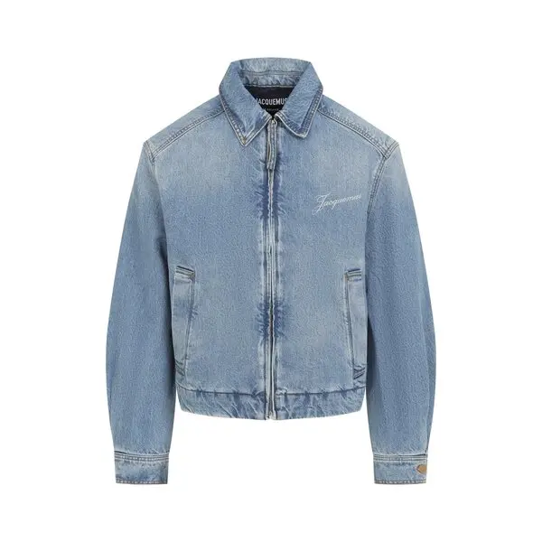 Jacquemus La Veste De-nîmes Canevas Jacket - Blue