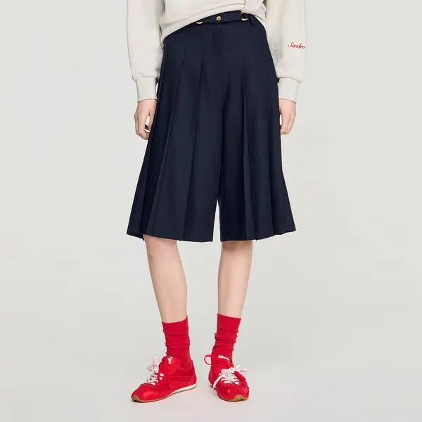 Sandro Light Wave Suede Sneakers
