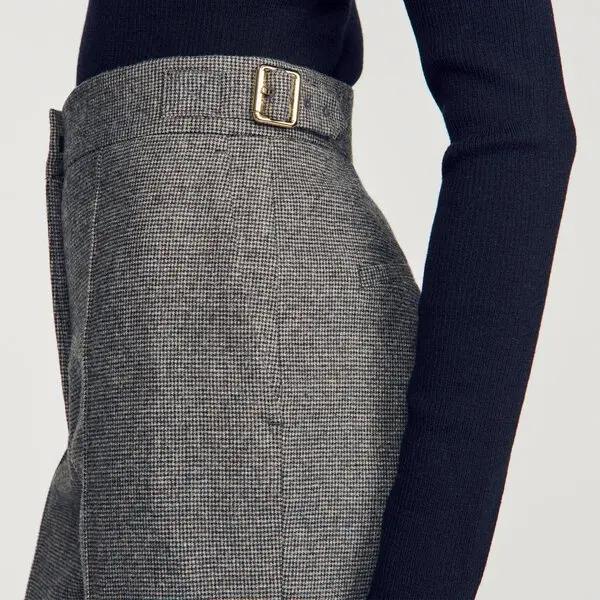 Sandro Wool Suit Trousers