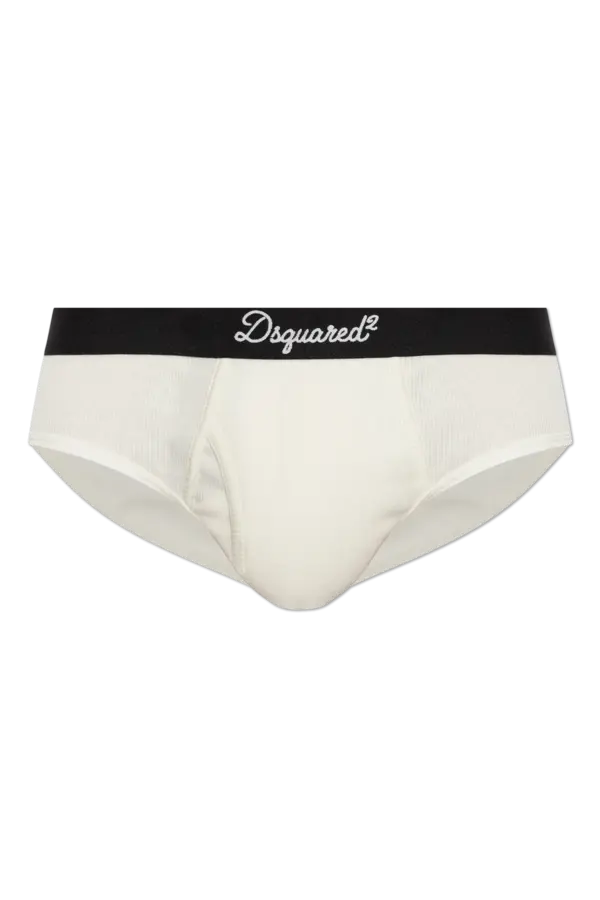 Dsquared2 Briefs With Logo - Cream