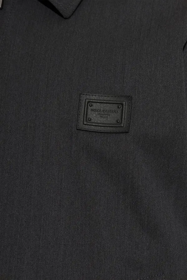 Dolce & Gabbana Jacket With Logo Patch