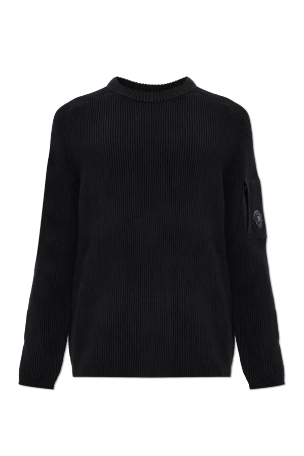 C.P. COMPANY Sweater With Pocket - Black